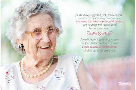 Chiropractic Senior Fall Prevention Poster
