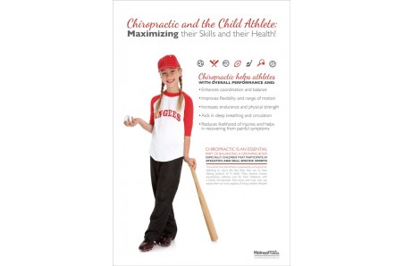 Chiropractic Baseball Kids Poster