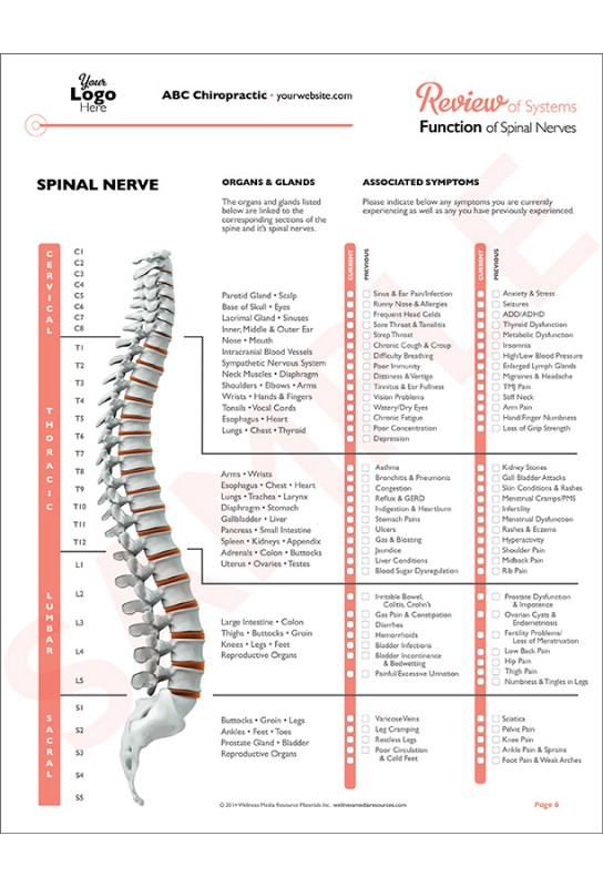 Custom Chiropractic Intake Forms