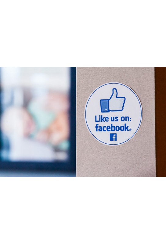 Like us on Facebook Stickers
