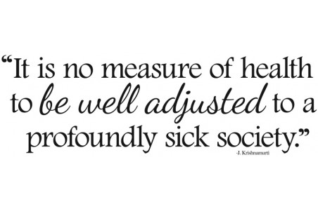 Well Adjusted to Sick Society Decal