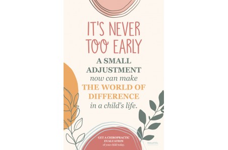 Chiropractic Child Wellness Adjustment Poster