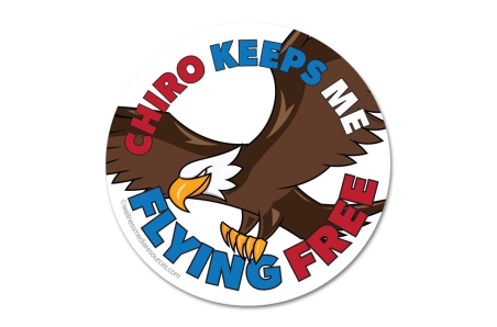 Chiropractic Eagle Sticker