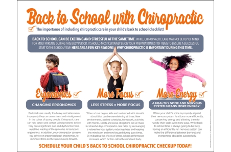 Chiropractic and Back to School Handout