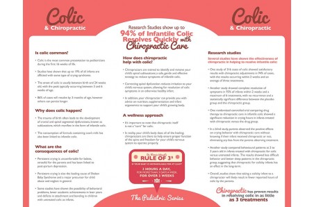 Chiropractic Colic Brochure