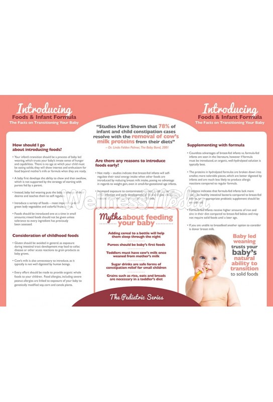 Introducing Foods and Infant Formula Brochure